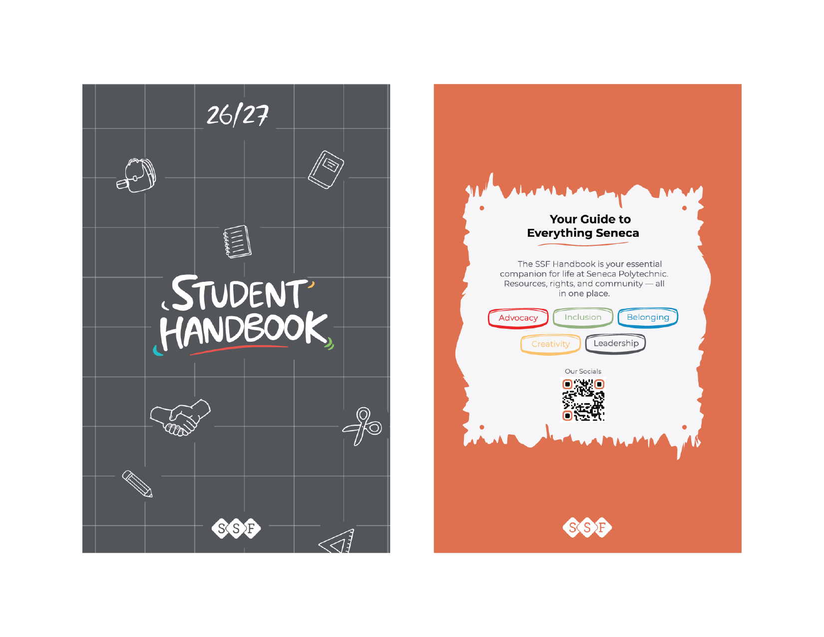SSF Student Handbook Cover Design Contest | Seneca Student Federation